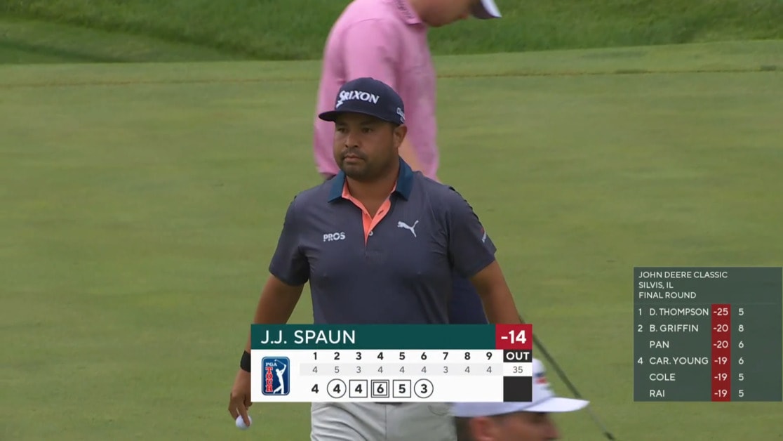 J.J. Spaun makes bounce-back birdie on No. 6 at John Deere