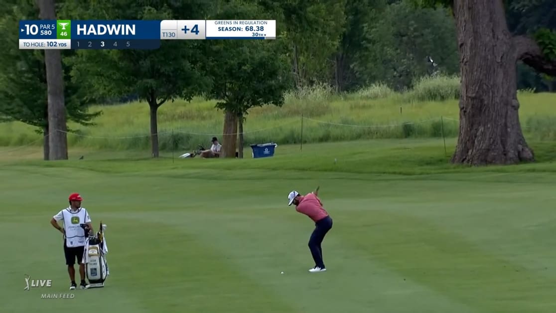Adam Hadwin's tight approach leads to birdie at John Deere