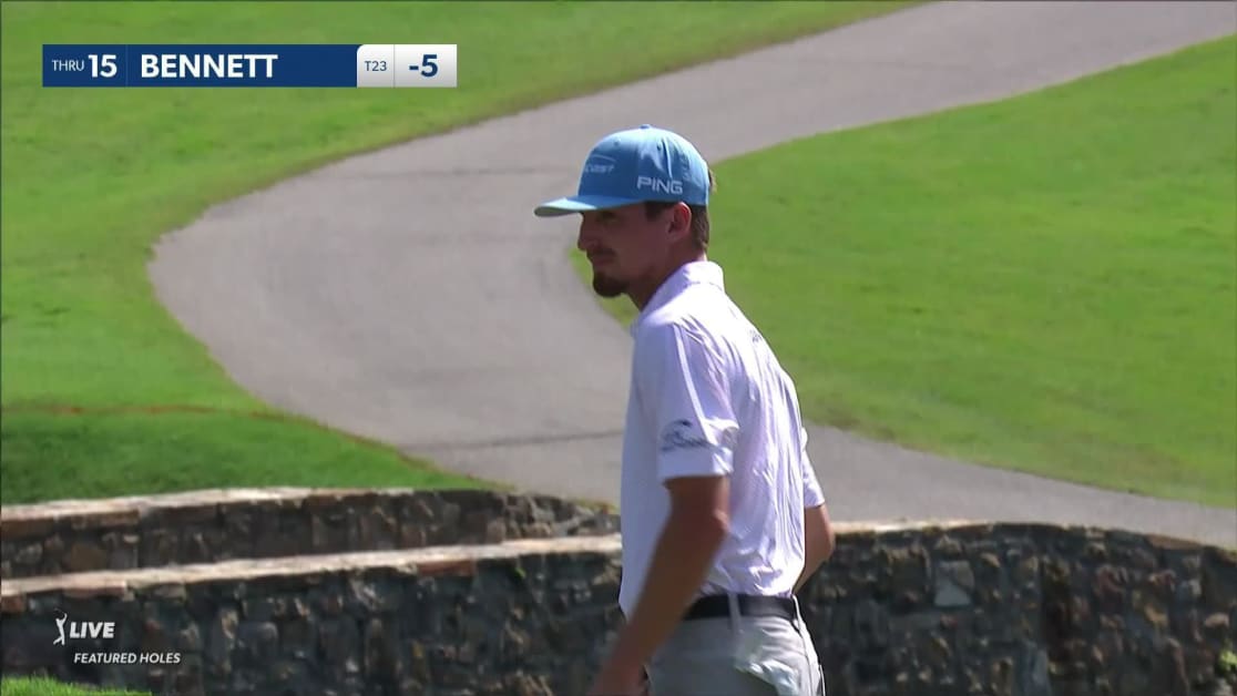 Sam Bennett cards birdie at Wyndham