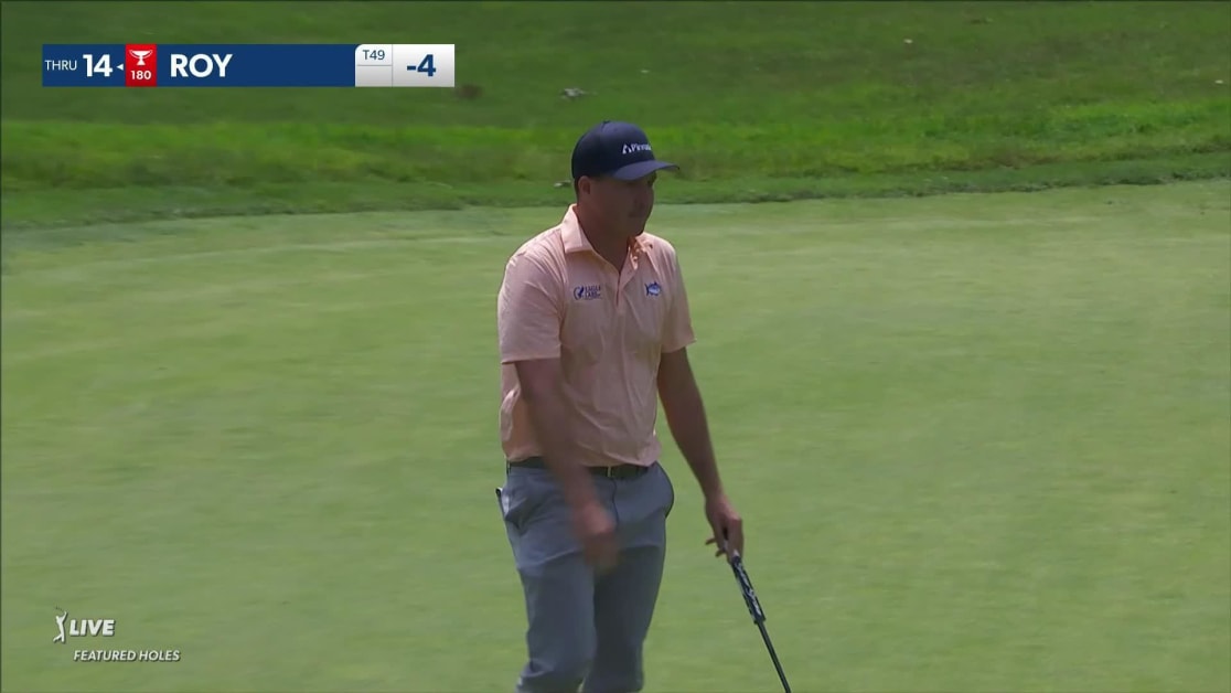Kevin Roy's tee shot to 7-feet yields birdie at Rocket Mortgage