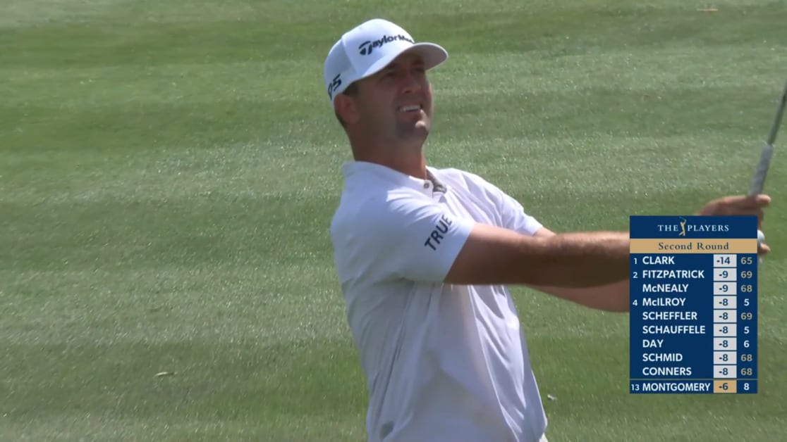 Taylor Montgomery's nice approach sets up birdie at THE PLAYERS