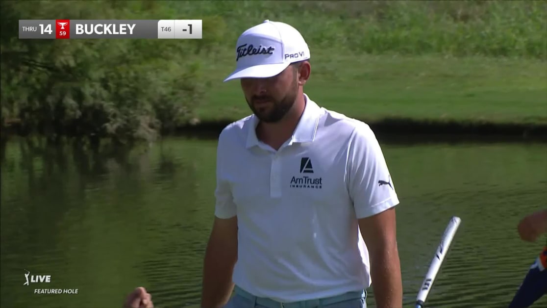 Hayden Buckley makes birdie on No. 14 at FedEx St. Jude