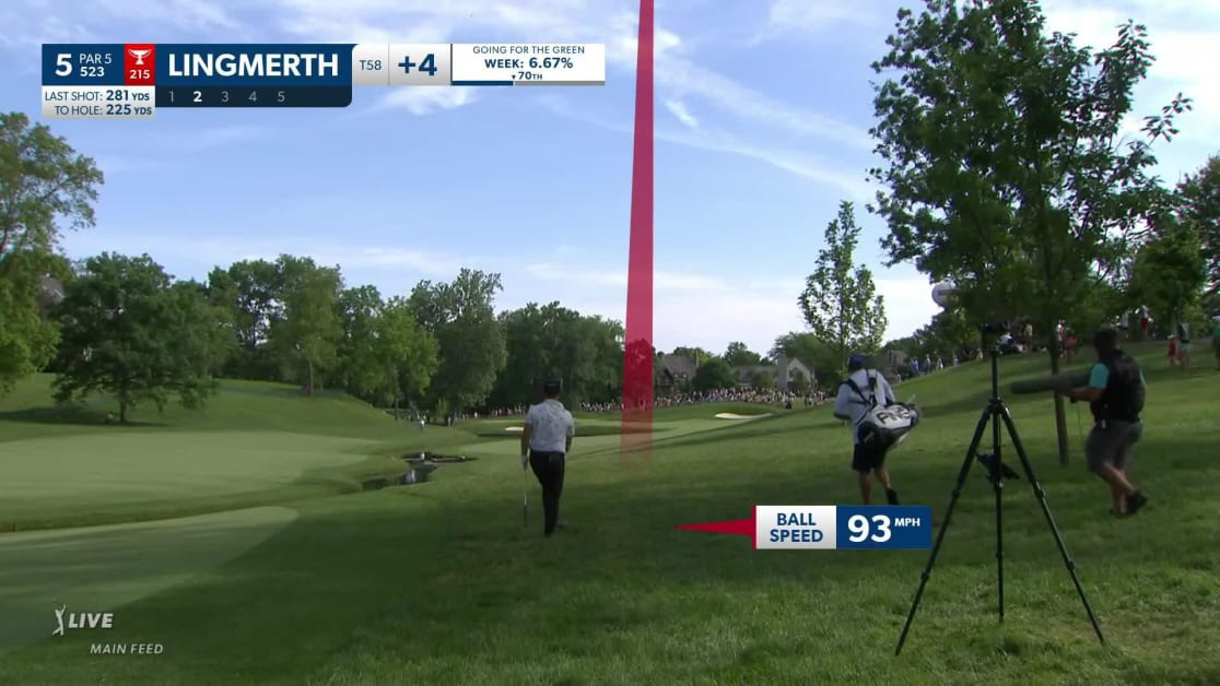 David Lingmerth makes birdie on No. 5 at the Memorial