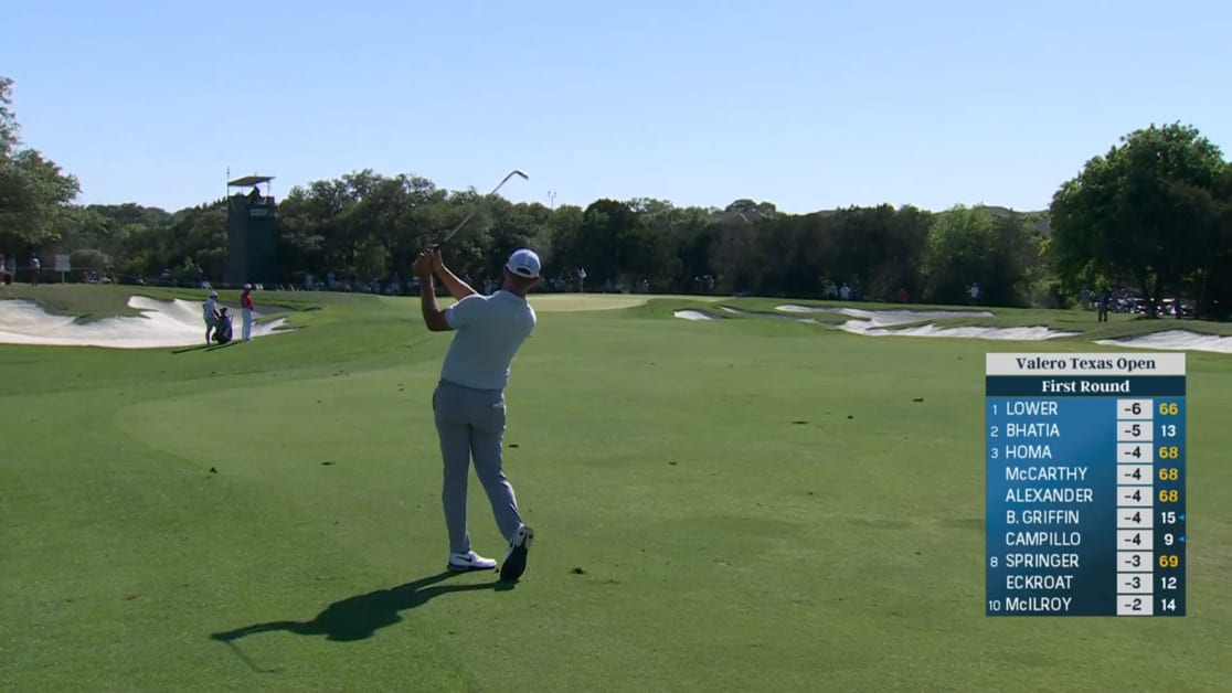 Lucas Glover goes flag hunting to set up birdie at Valero