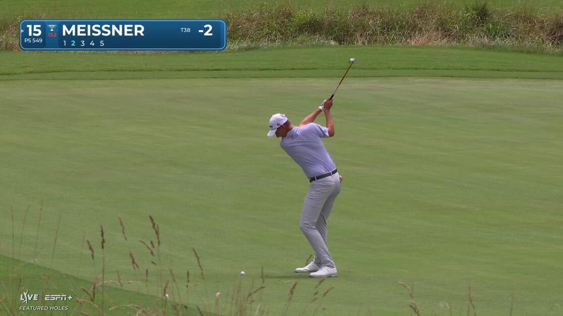 Mac Meissner makes birdie on No. 15 at Wyndham