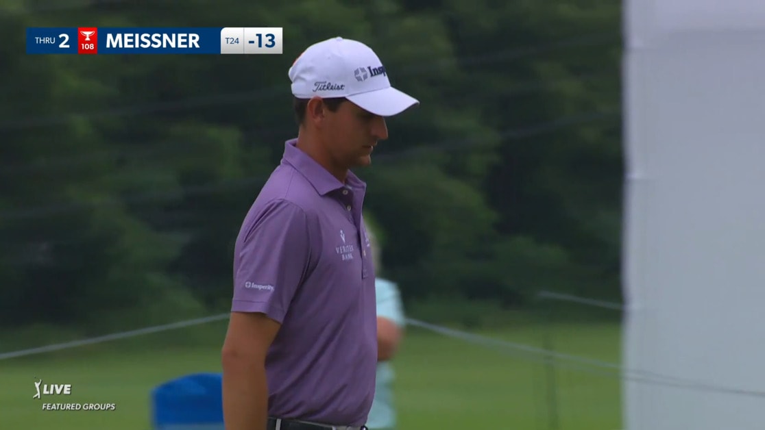 Mac Meissner reaches green in two leading to birdie at John Deere