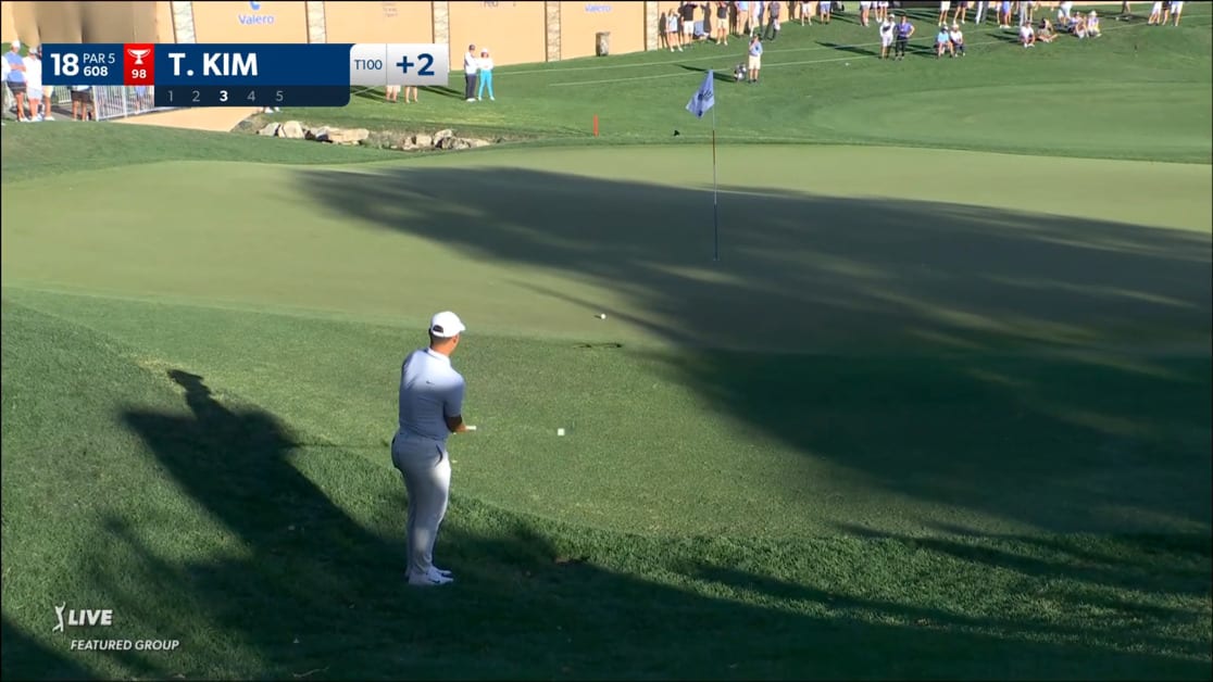 Tom Kim chips it close to yield birdie at Valero