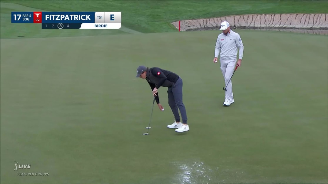 Matt Fitzpatrick skips pitch close and birdies at WM Phoenix Open