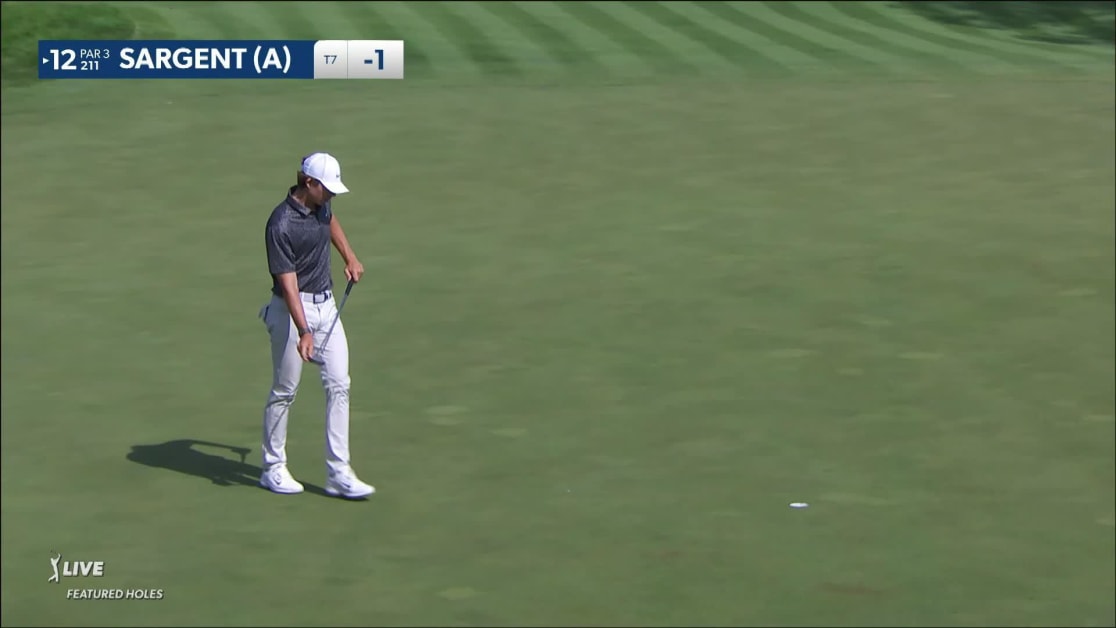 Gordon Sargent pours in 17-foot birdie at John Deere