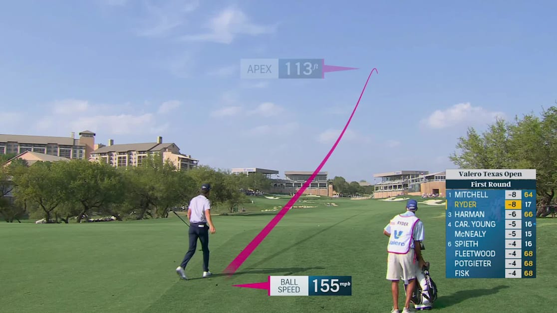 Sam Ryder makes birdie on No. 18 at Valero