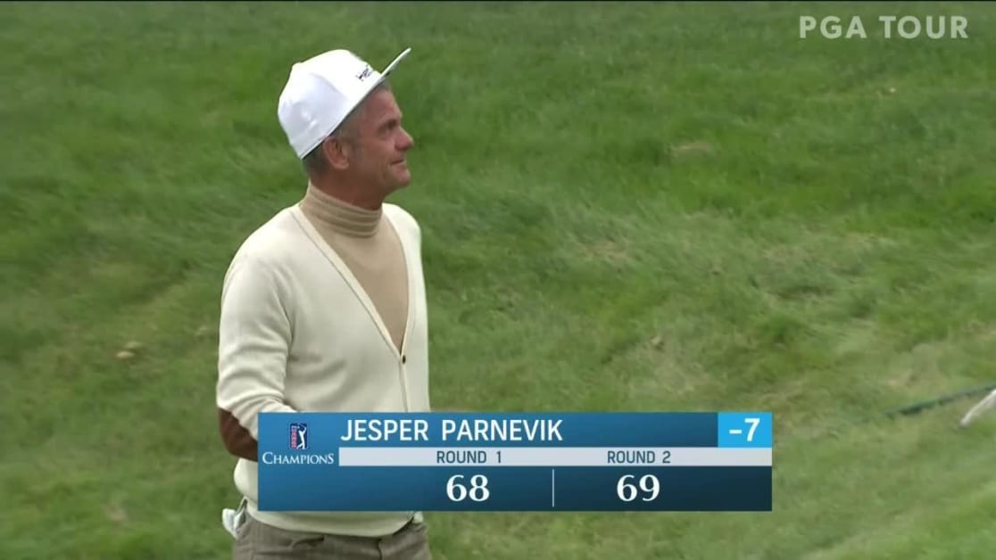 Jesper Parnevik's impressive second leads to birdie at Boeing Classic
