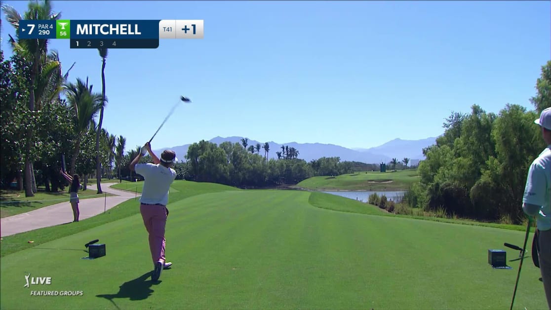 Keith Mitchell makes birdie on No. 7 at Mexico Open