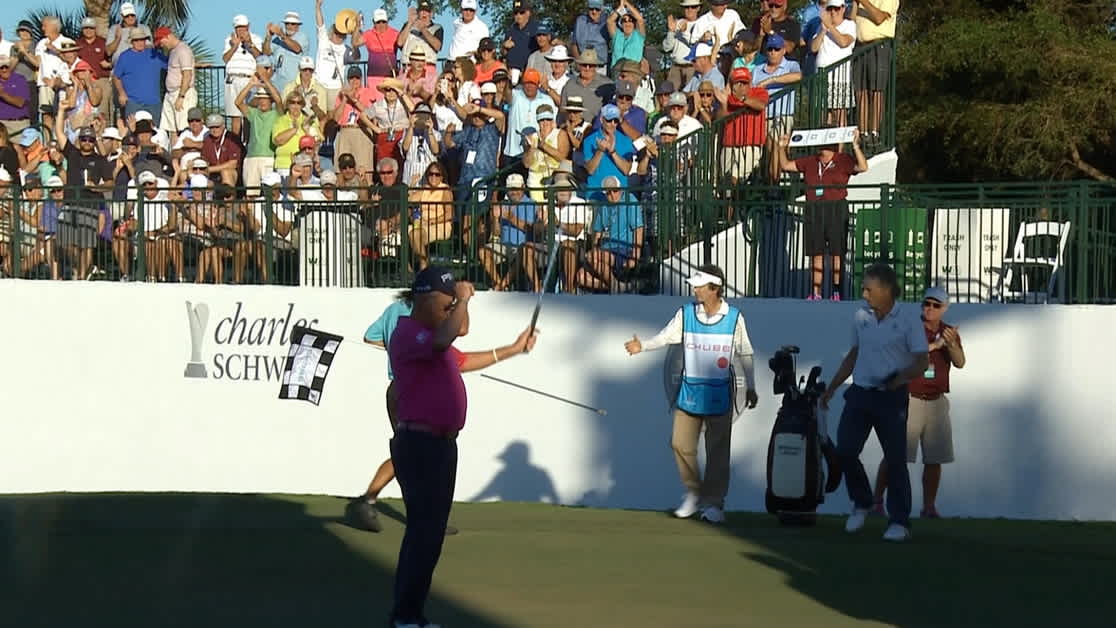 Miguel Angel Jimenez wins in playoff at Chubb Classic