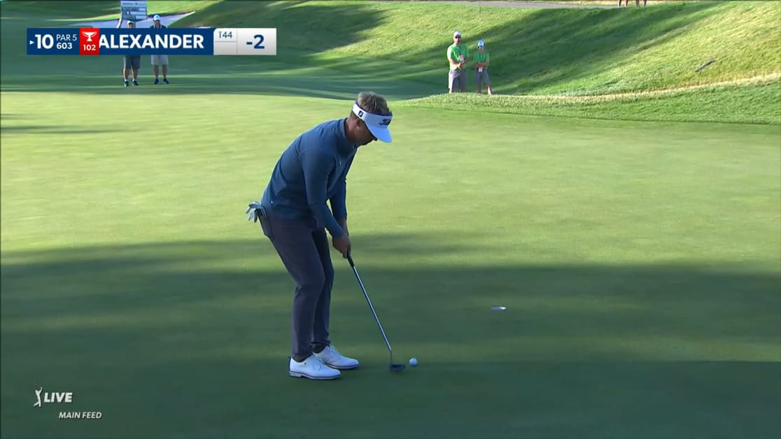Tyson Alexander makes birdie at John Deere