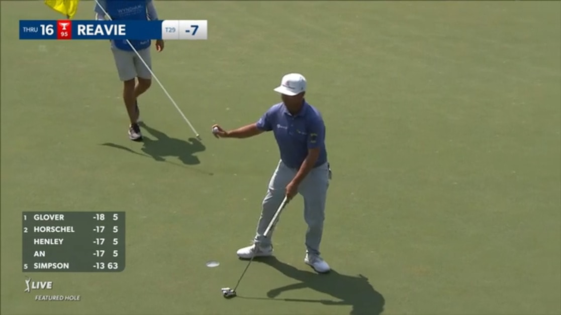 Chez Reavie nearly aces No. 16 with tee shot to 3 feet at Wyndham