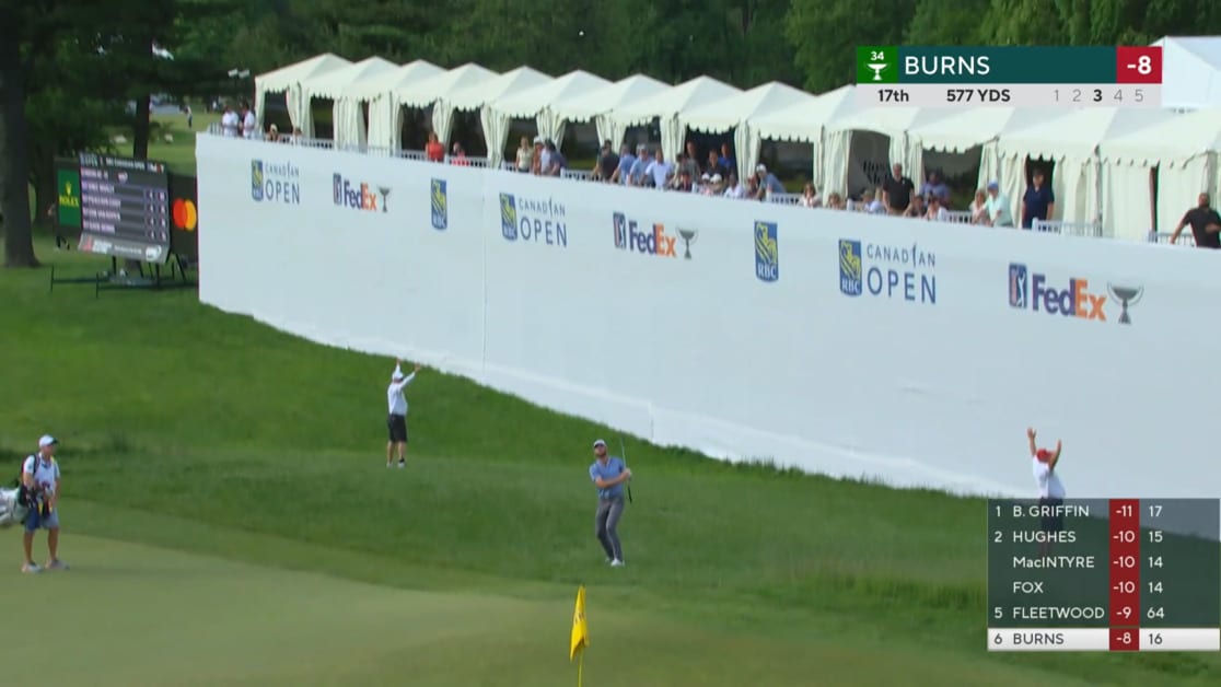 Sam Burns gets up-and-down for birdie at RBC Canadian