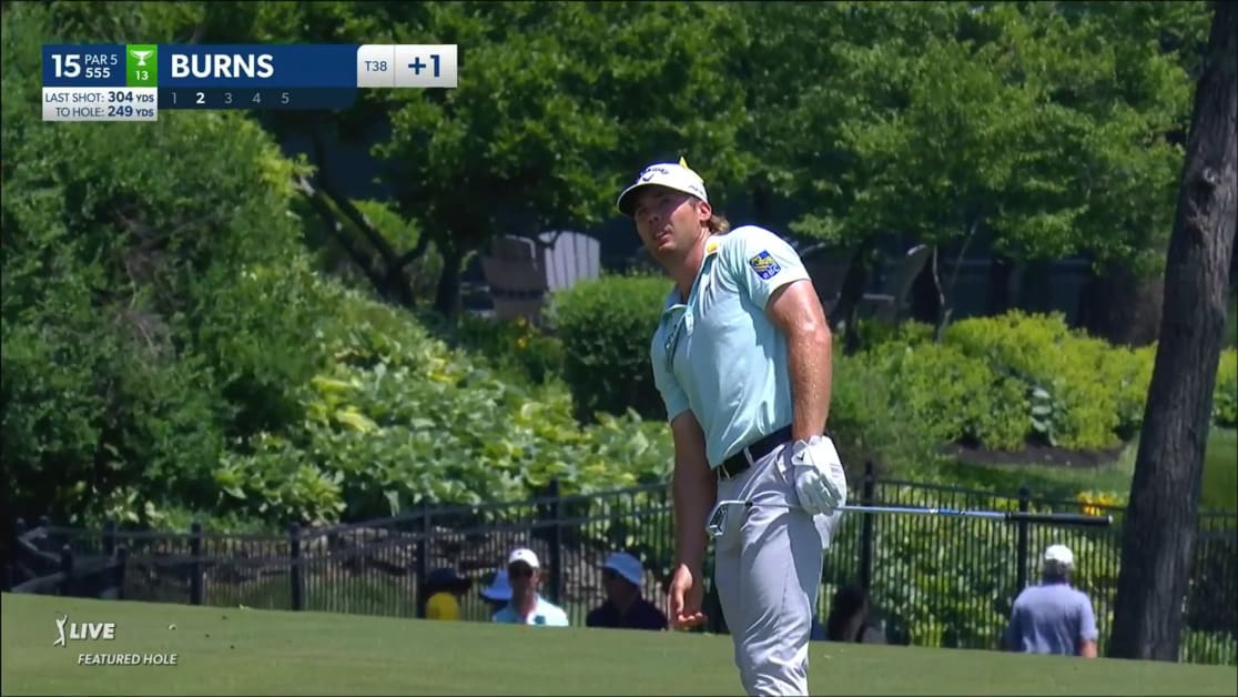 Sam Burns uses nice approach to set up birdie at the Memorial