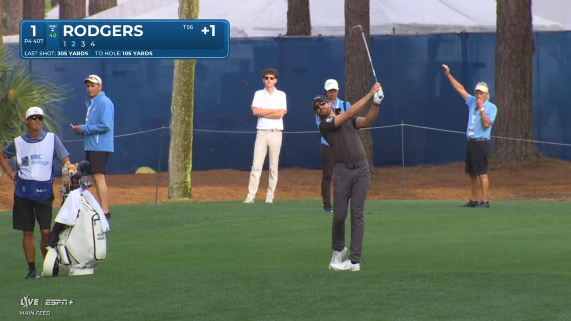 Patrick Rodgers opens up his final round with birdie at RBC Heritage