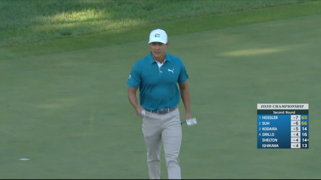 Justin Suh finishes day with birdie on No. 18 at ZOZO CHAMPIONSHIP