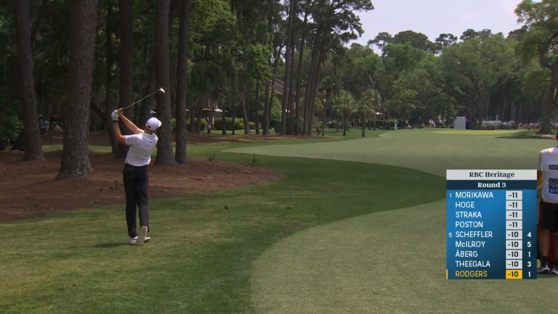 Patrick Rodgers converts birdie on No. 2 at RBC Heritage