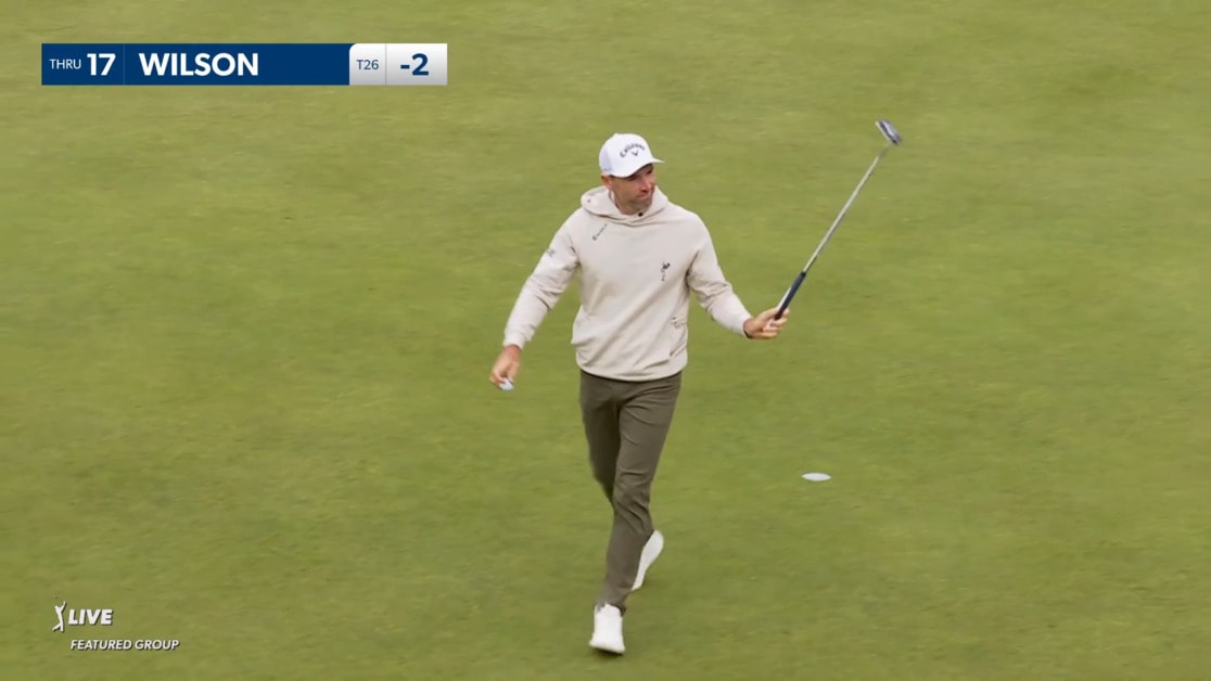 Oliver Wilson's dialed-in tee shot yields birdie at Genesis Scottish Open