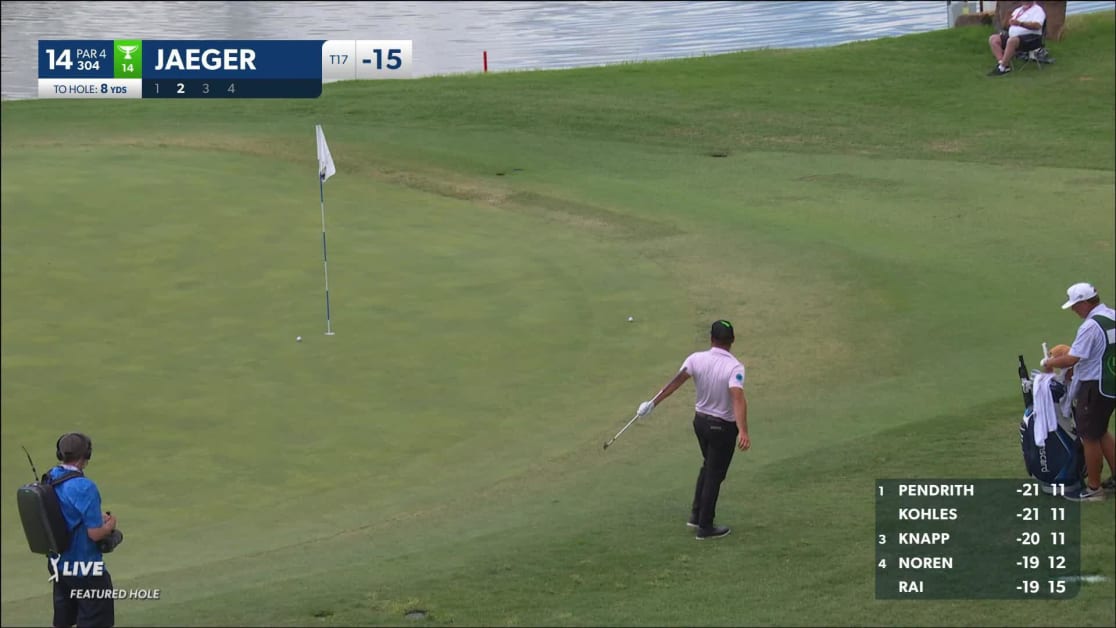 Stephan Jaeger drives it pin-high to set up birdie at THE CJ CUP