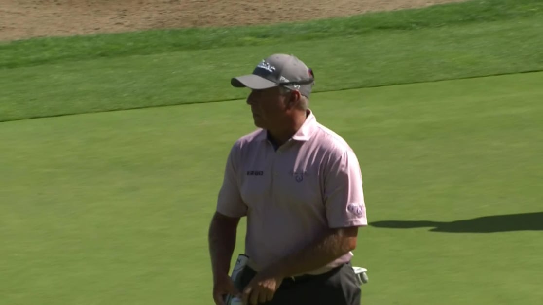 Scott Parel buries putt for birdie at Ally Challenge