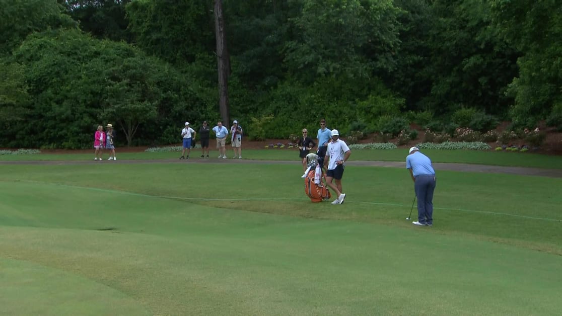 Mitchell Meissner gets up-and-down for birdie at BMW Charity Pro-Am