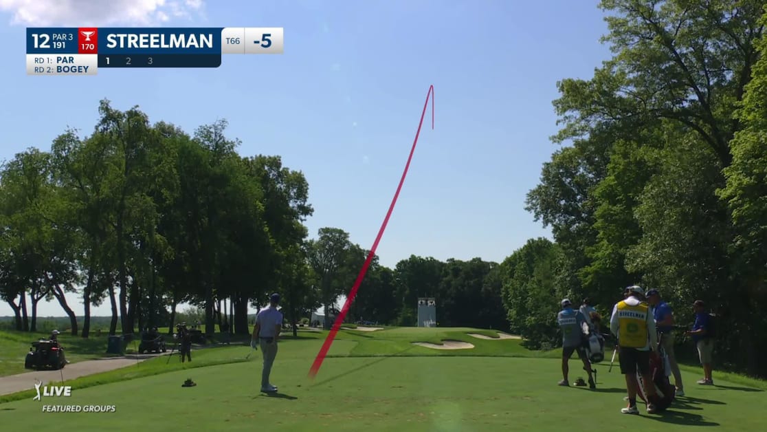 Kevin Streelman makes birdie on No. 12 at John Deere