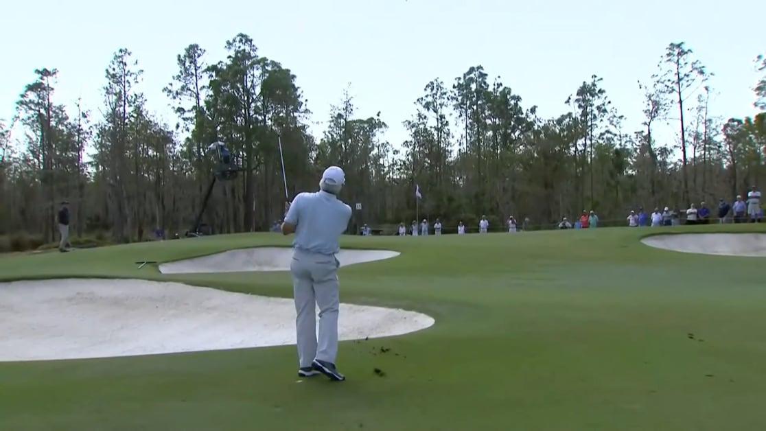Fred Couples makes birdie on No. 15 at Chubb Classic