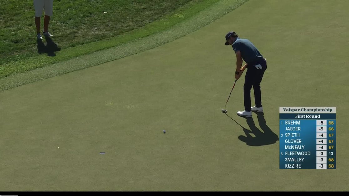 Sam Ryder makes 10-foot birdie putt at Valspar