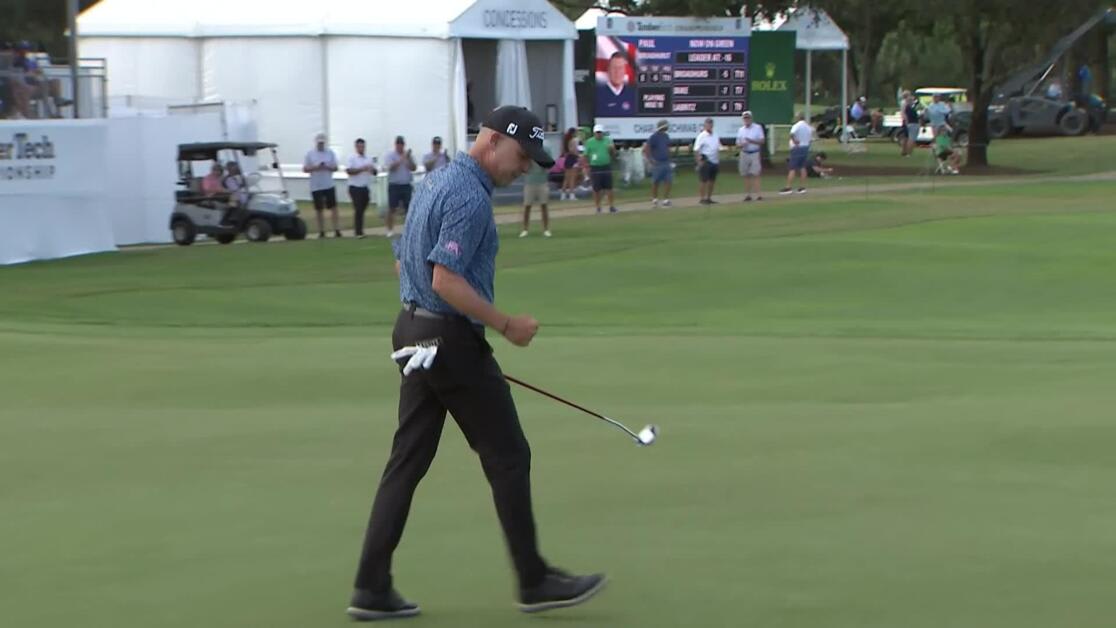 Rob Labritz makes clutch bogey putt at TimberTech