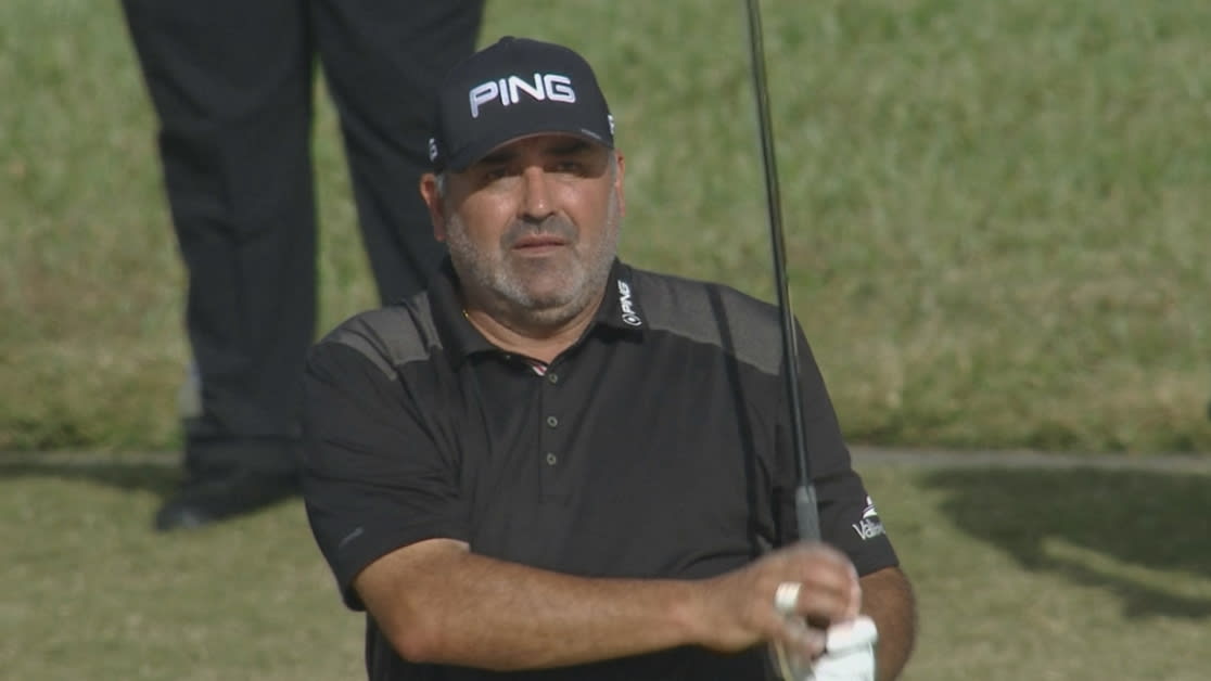 Team Cabrera extends lead on No. 16 shot at PNC Father Son