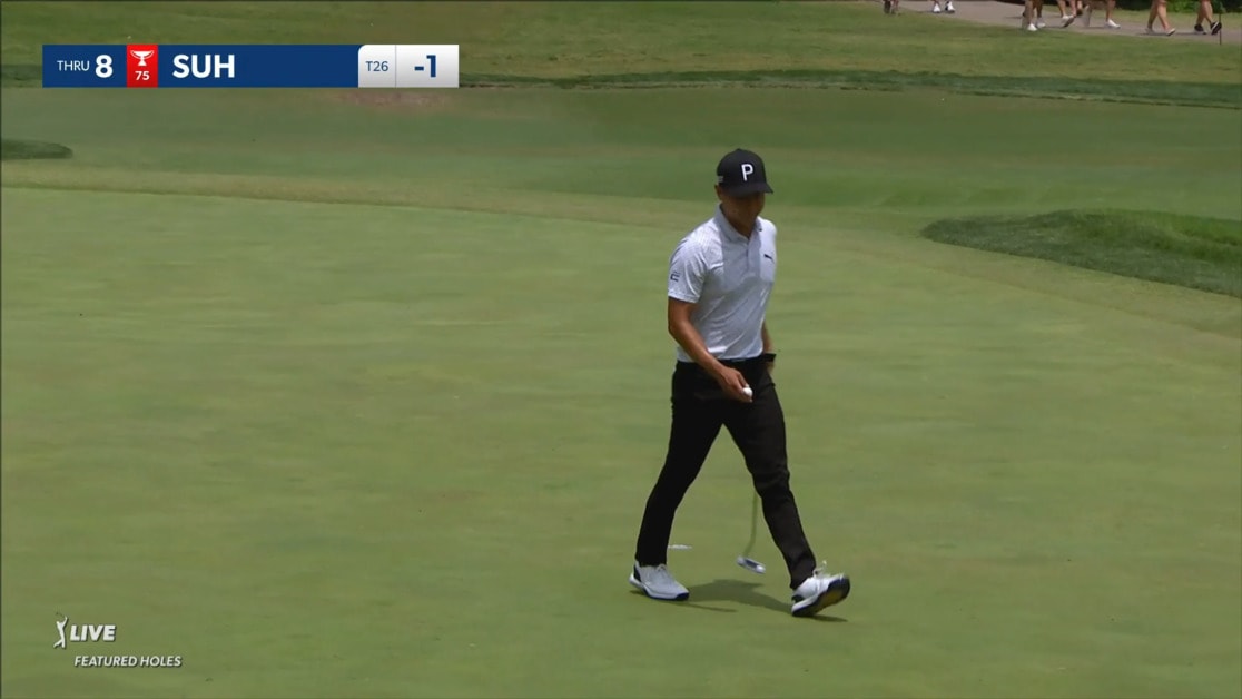 Justin Suh's 195-yard near-ace at Charles Schwab