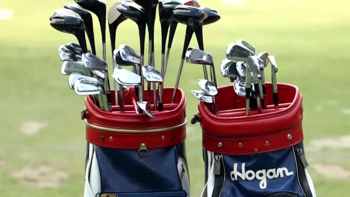 Ben Hogan’s golf clubs at Colonial Country Club