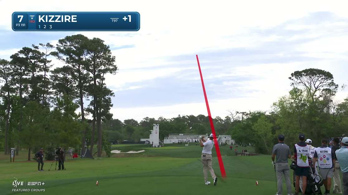 Patton Kizzire goes right at the flag to set up birdie at Houston Open