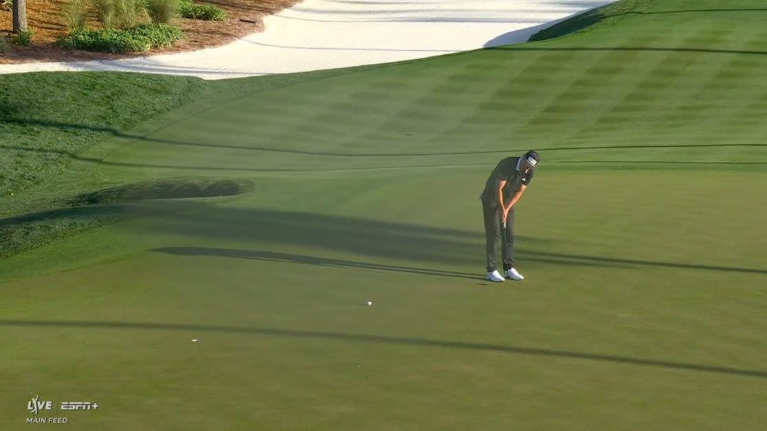 Matt McCarty rolls in 17-foot putt for birdie at THE PLAYERS