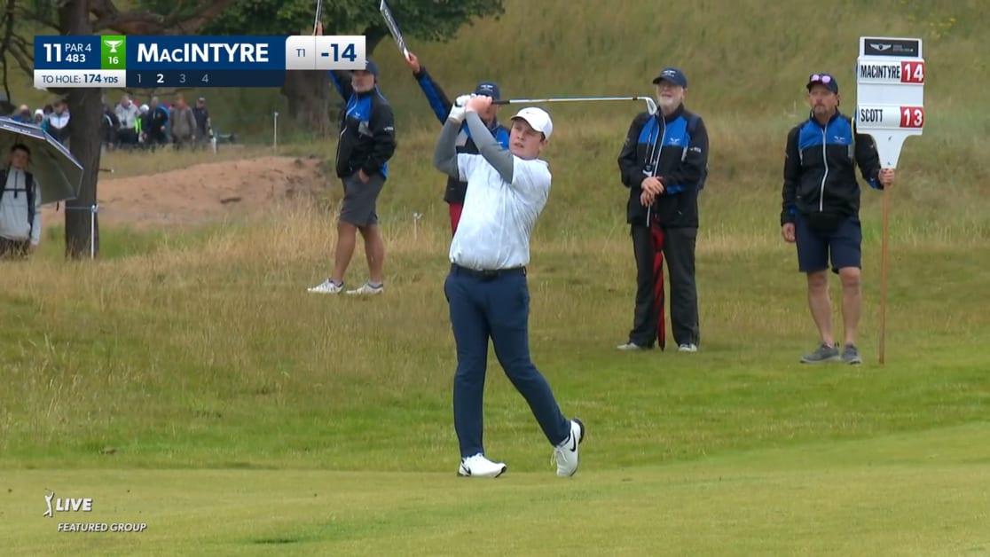 Robert MacIntyre expertly hits approach shot to setup birdie at Genesis ...