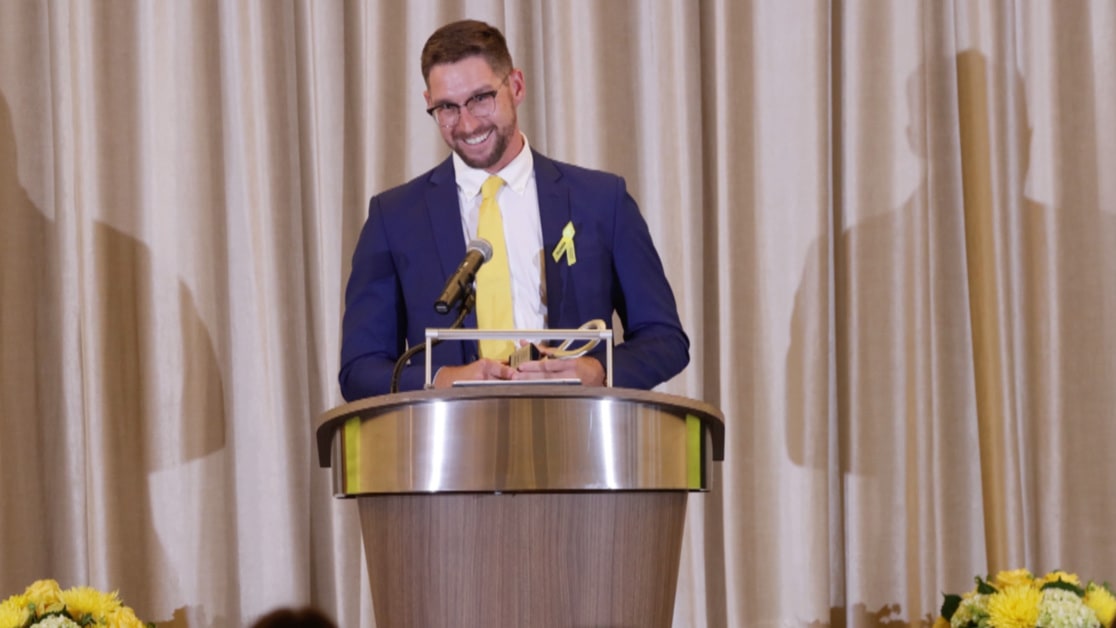 Brandon Matthews named 2023 Play Yellow Ambassador of the Year