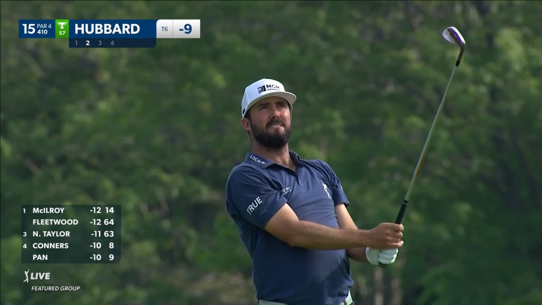 Mark Hubbard spins wedge to yield birdie at RBC Canadian