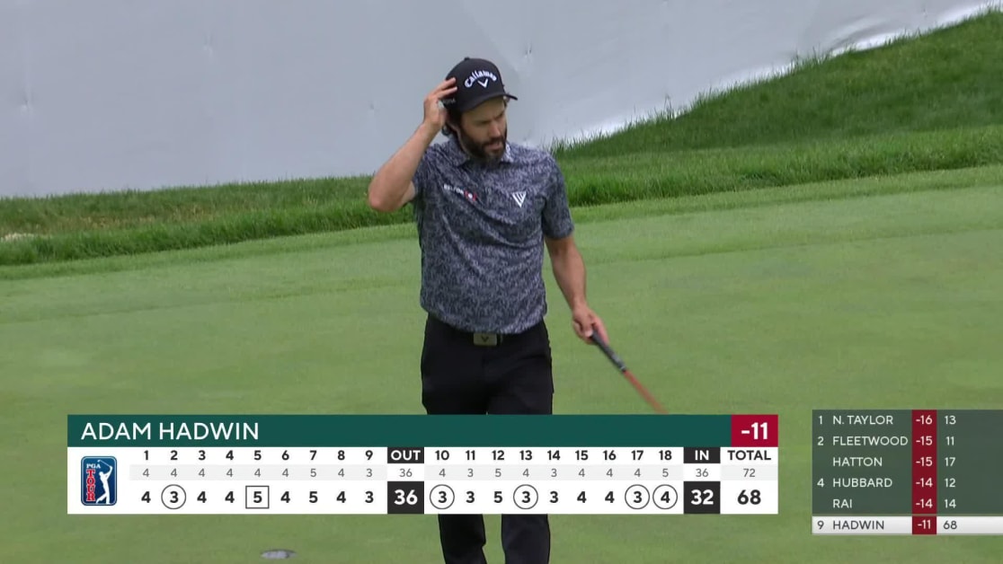 Adam Hadwin birdies the last at RBC Canadian