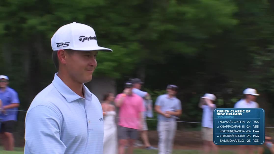 Team Michael Thorbjornsen/Karl Vilips rolls in opening birdie at Zurich ...