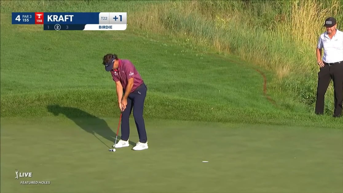 Kelly Kraft bounces back with birdie on No. 4 at 3M Open