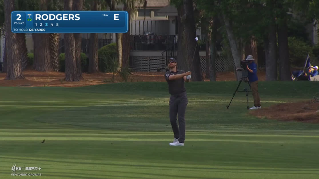 Patrick Rodgers' well-played approach shot sets up birdie at RBC Heritage