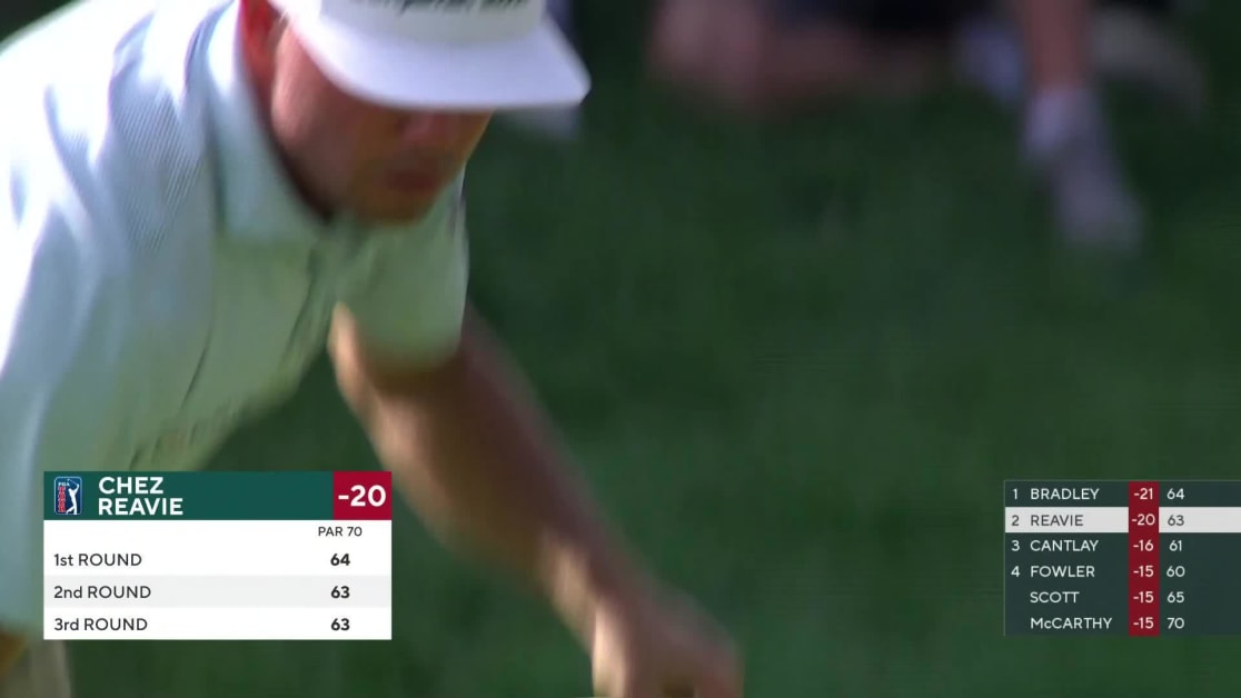 Chez Reavie makes birdie on No. 18 at Travelers
