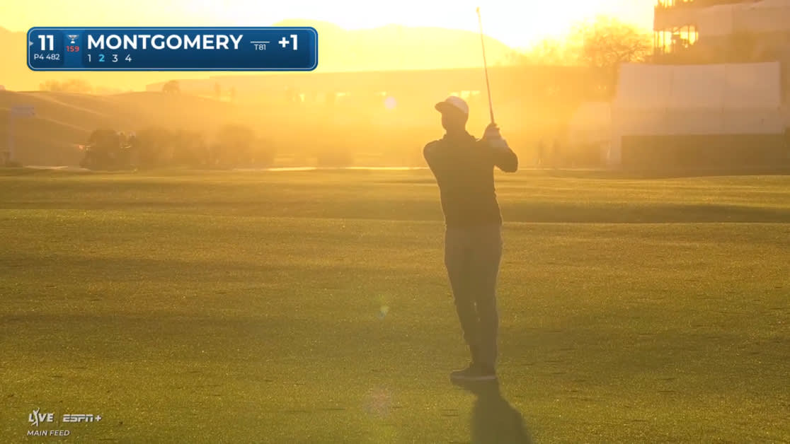 Taylor Montgomery's nice approach leads to birdie at WM Phoenix Open