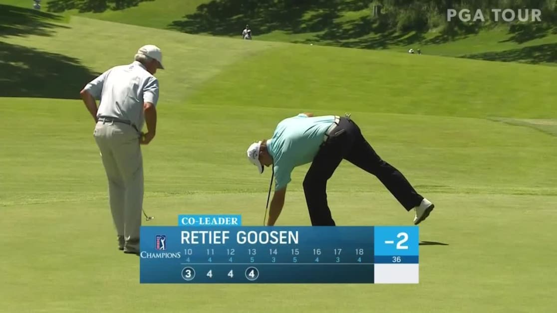 Retief Goosen birdies No. 13 at Principal
