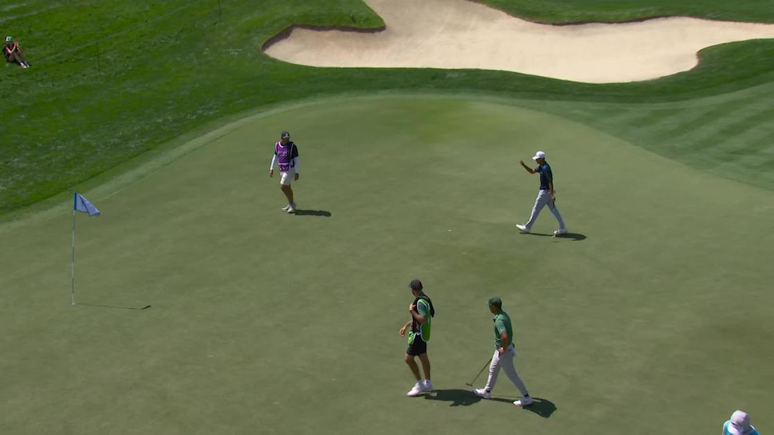 Ricky Castillo sinks a 37-foot birdie putt at Valspar