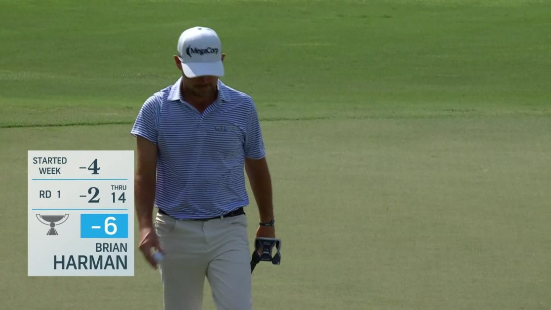 Brian Harman's hole-high second yields birdie at TOUR Championship