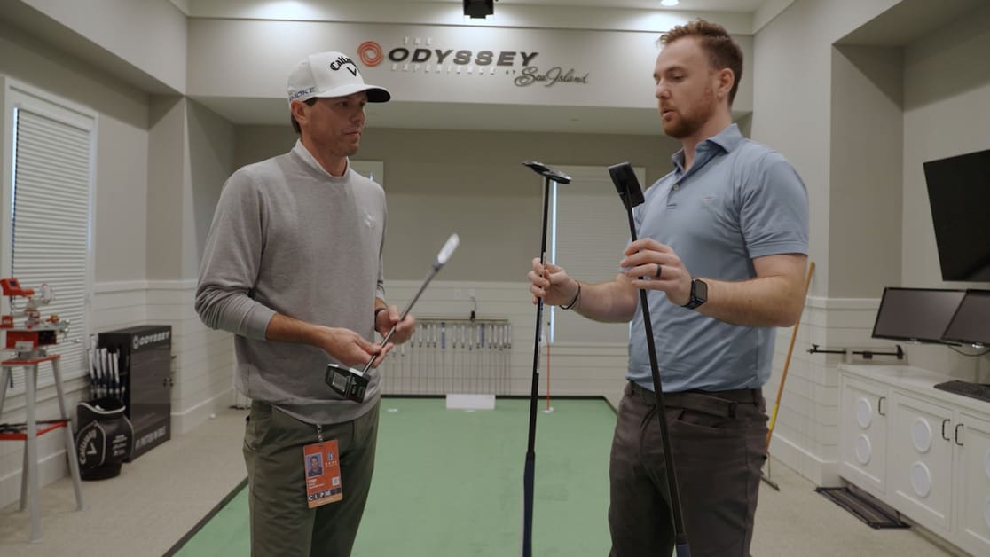 Odyssey TOUR rep Cody Hale presents new zero-torque putters
